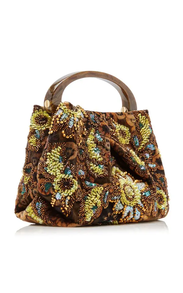 Dries Van Noten Crisp Small Cotton-blend Handbag
