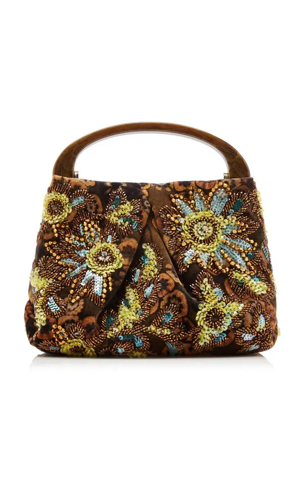 Dries Van Noten Crisp Small Cotton-blend Handbag