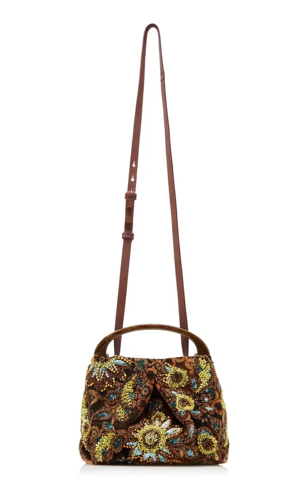 Dries Van Noten Crisp Small Cotton-blend Handbag