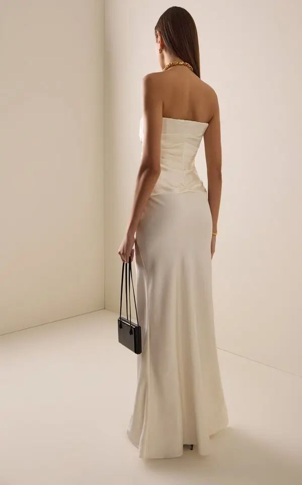 Anna October Clementine Satin Maxi Dress