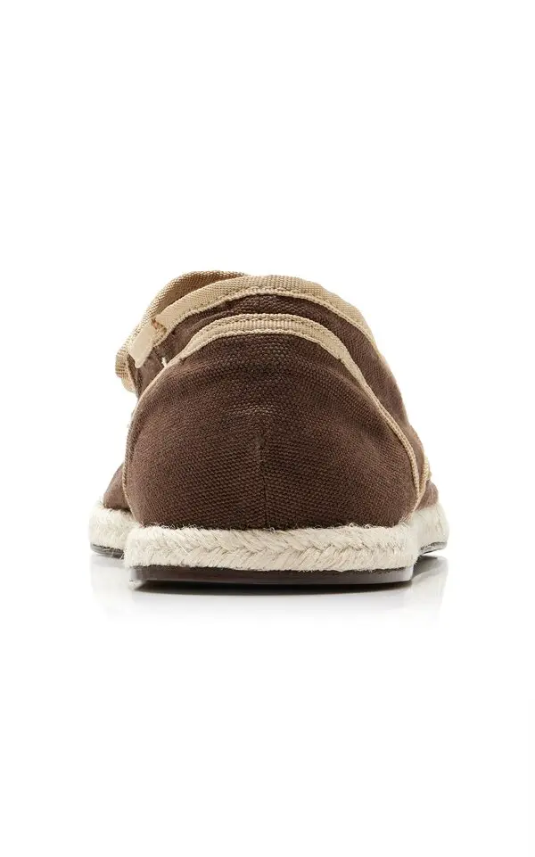 Staud Nora Canvas Espadrille Flats