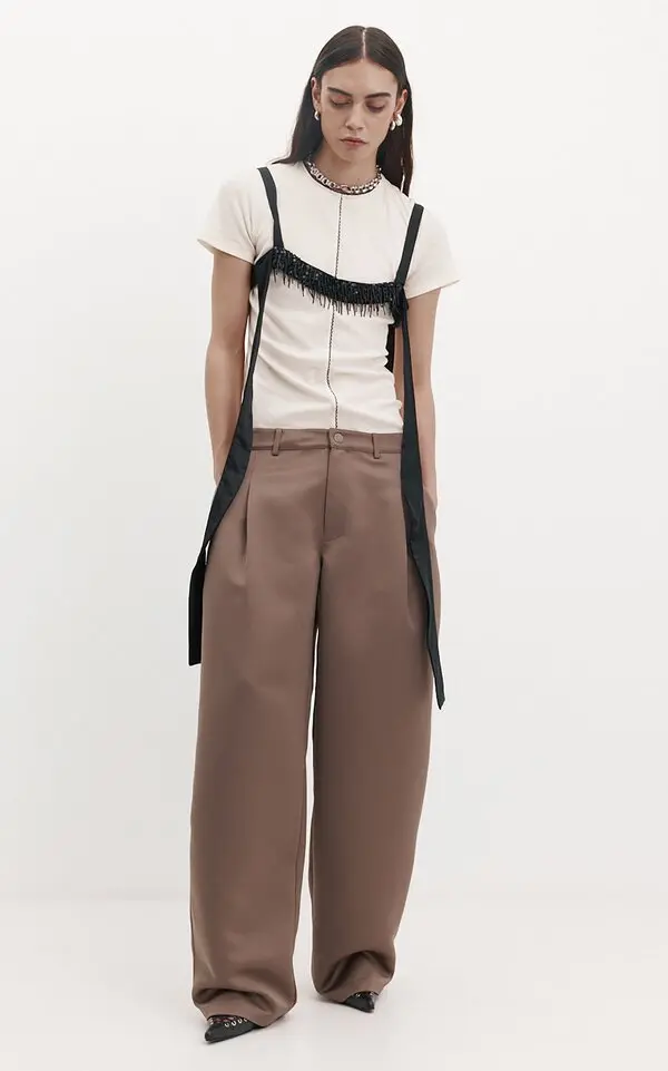 HARRIS TAPPER Exclusive Cail Satin Faille Trousers