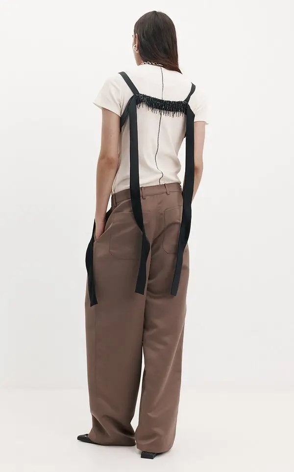 HARRIS TAPPER Exclusive Cail Satin Faille Trousers