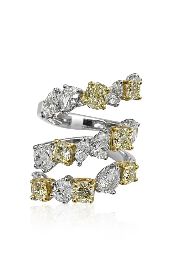 YESSAYAN 18k Gold Lumière Wrap Mixed Shape Ring