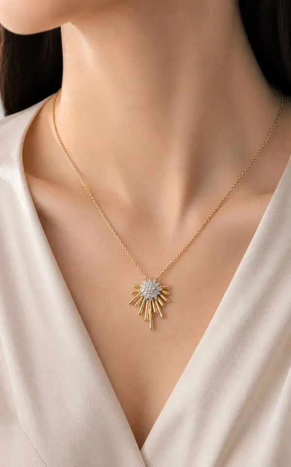 YESSAYAN 18k Rose Gold Soleil Rose Gold Pendant