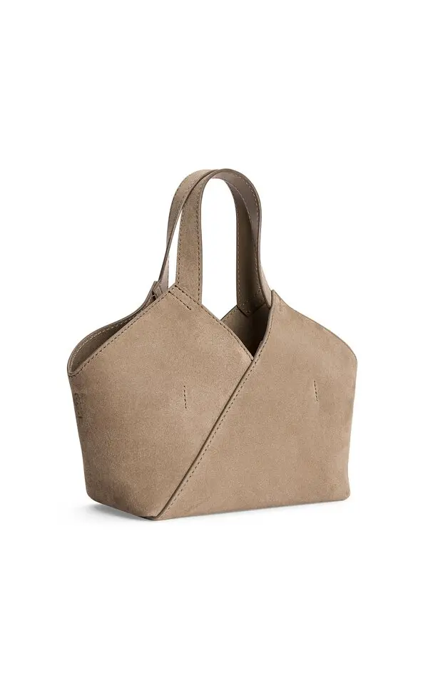 BY MALENE BIRGER Lullie Suede Top Handle Bag