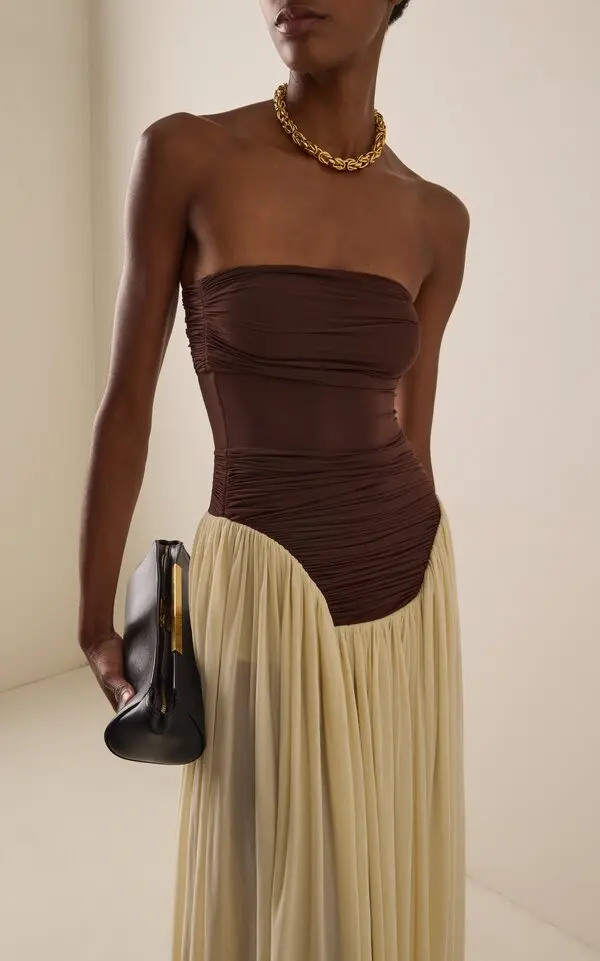 MAYGEL CORONEL Exclusive Sacra Jersey Maxi Dress
