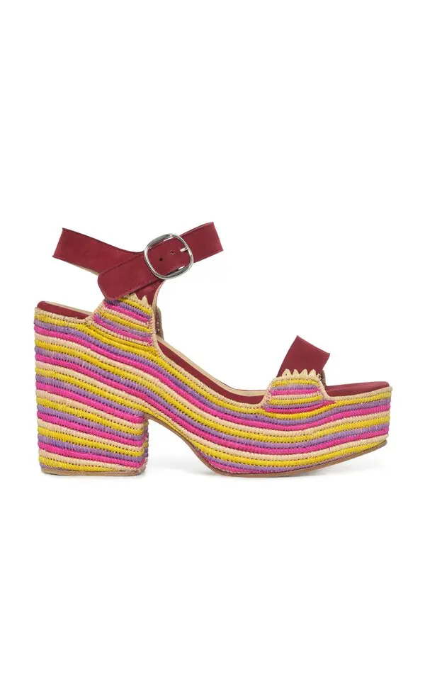 Gabriela Hearst Sardis Raffia Sandals