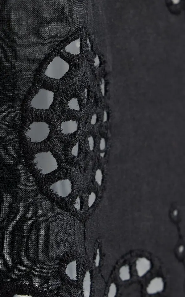 Matteau Broderie Anglaise Cotton Tie Mini Dress
