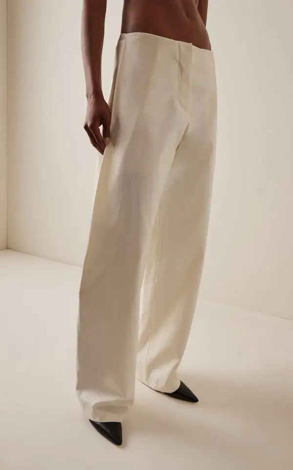 THE ROW Galeiileo Mid-rise Barrel-leg Pants