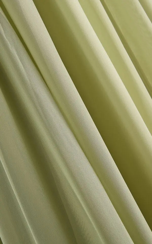 DE LA VALI Exclusive Carmela Chiffon Maxi Dress