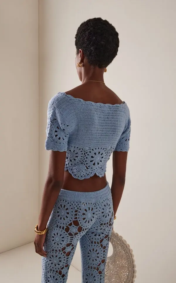 Akoia Swim Exclusive Bunga Cotton Top And Pants Set