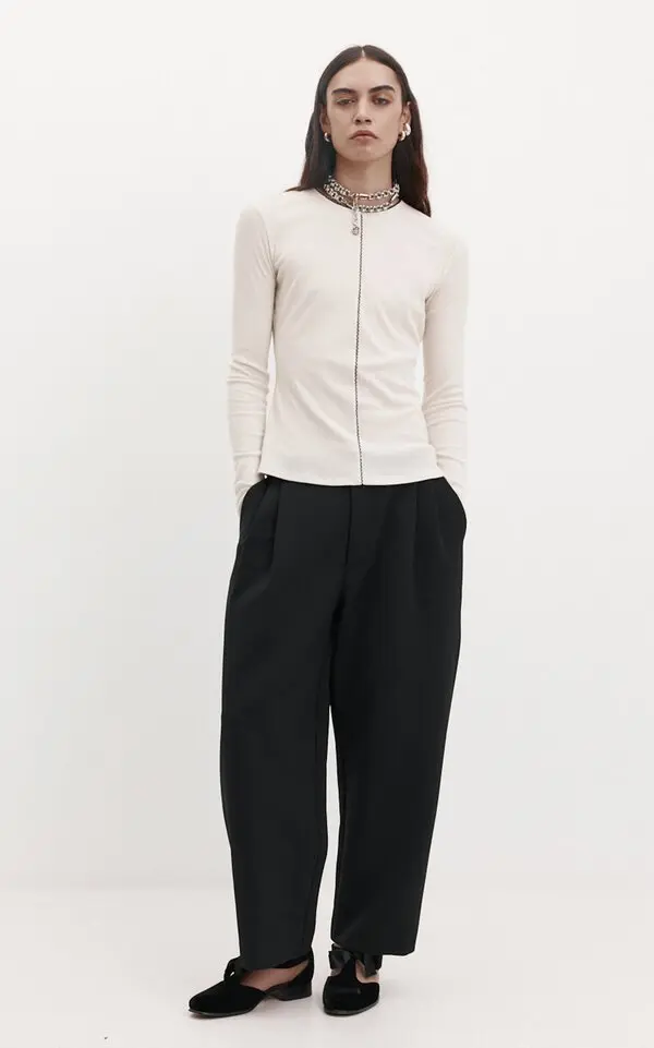 HARRIS TAPPER Exclusive Pero Long-sleeved Cotton T-shirt