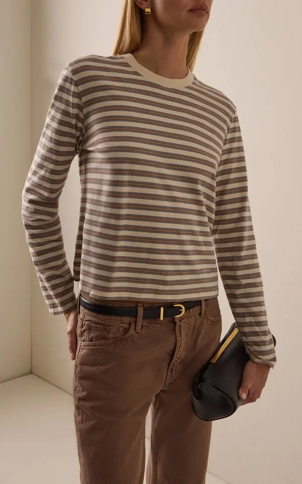 KALLMEYER Wynn Striped Cotton T-shirt