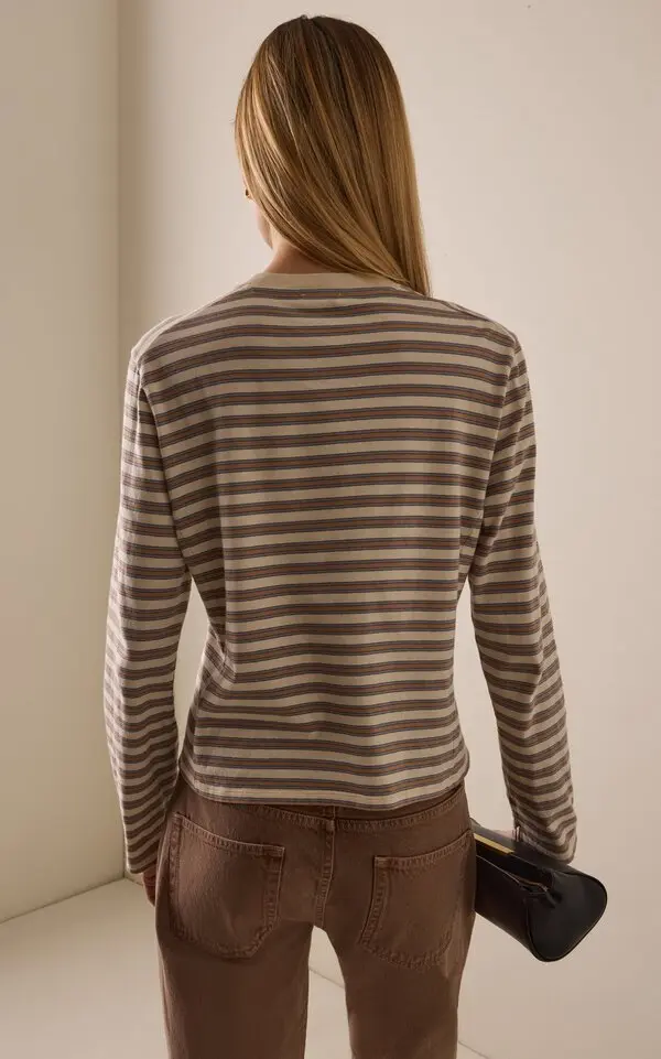 KALLMEYER Wynn Striped Cotton T-shirt