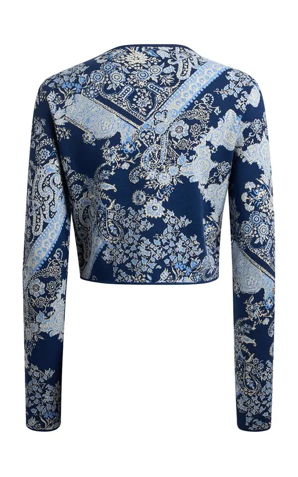 Etro Patterned Knit Cardigan