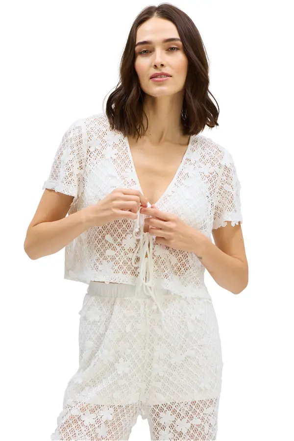 ALLISON NEW YORK Isola Top - White
