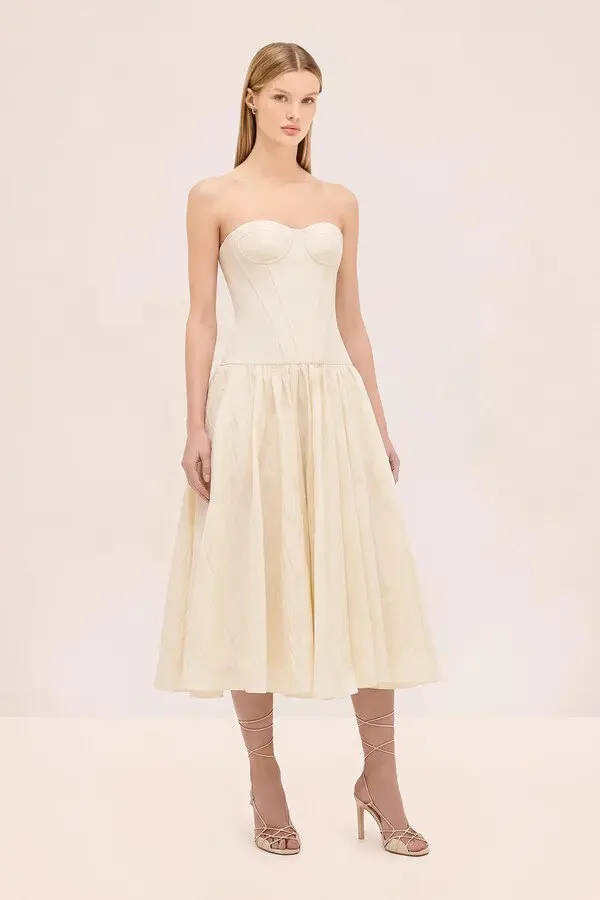 Alexis Samira Dress - Neutral