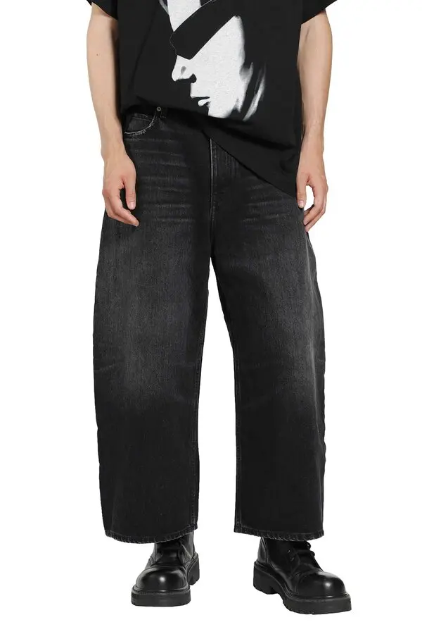 Balenciaga Curved Jeans - Black