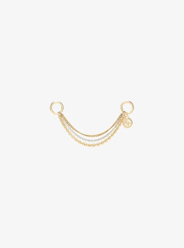 Michael Kors Mixed-metal Chain Bag Charm - Gold