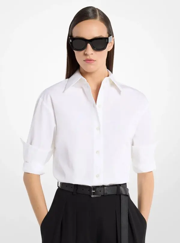Michael Kors Katia Cotton Poplin Shirt