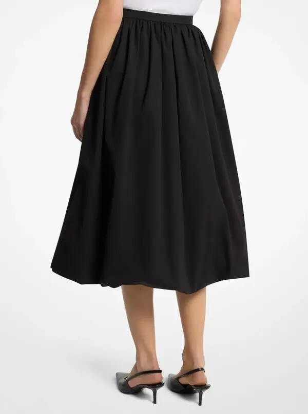 Michael Kors Cotton Poplin Bubble Skirt
