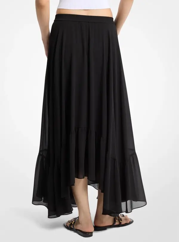 Michael Kors Georgette High-low Skirt