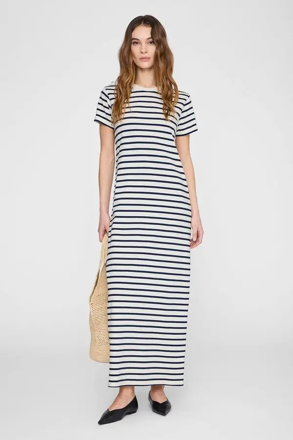 ANINE BING Wynne Dress Stripe - Navy Stripe