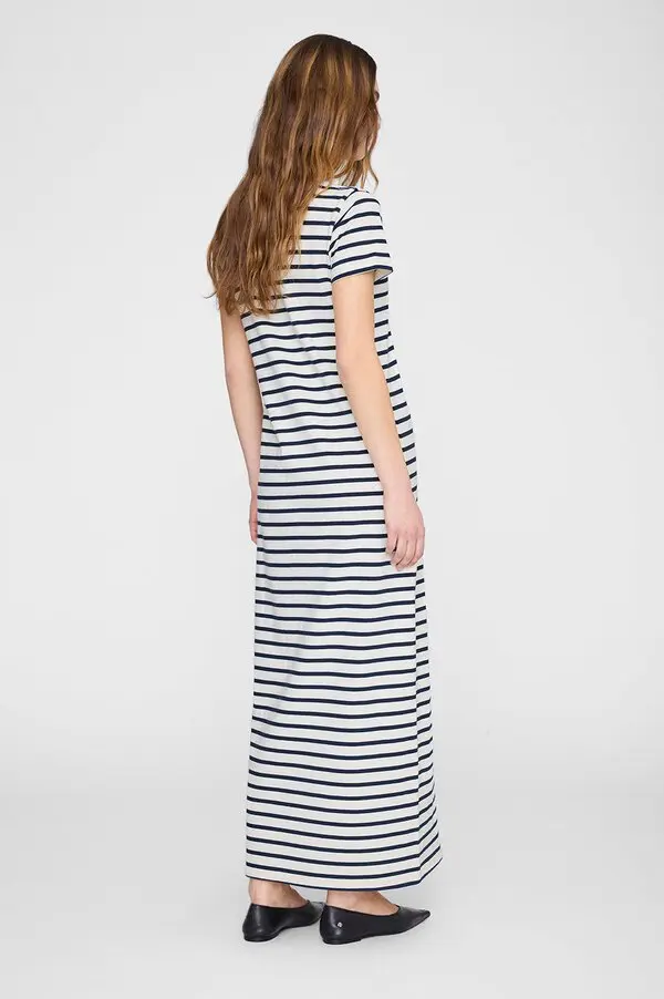 ANINE BING Striped Maxi Dress