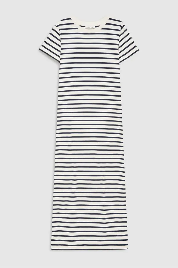 ANINE BING Striped Maxi Dress