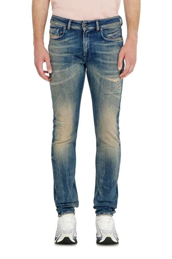 DIESEL® Sleenker Low Waist Zip Fly Skinny Jeans