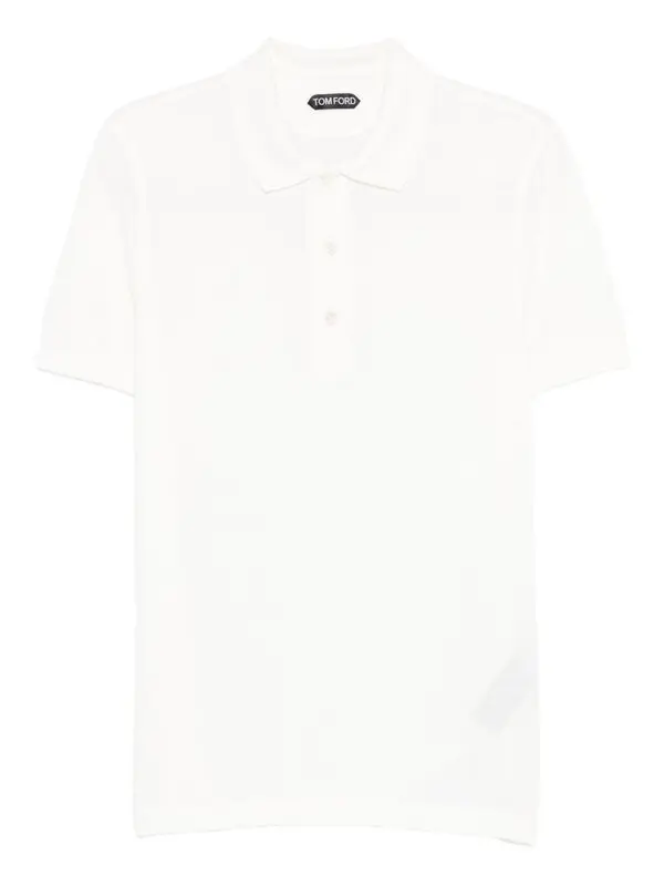 TOM FORD Cotton Blend Polo Shirt - Multicolor