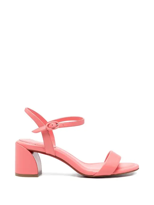 CHRISTIAN LOUBOUTIN Jane Leather Block Heel Sandals - Multicolor