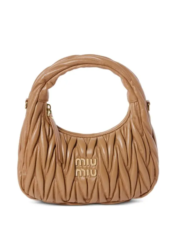 Miu Miu Wander Small Leather Hobo Bag - Multicolor