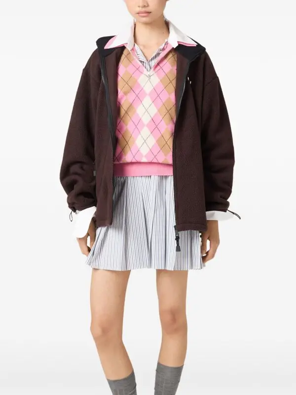 Miu Miu Fleece Blouson Jacket
