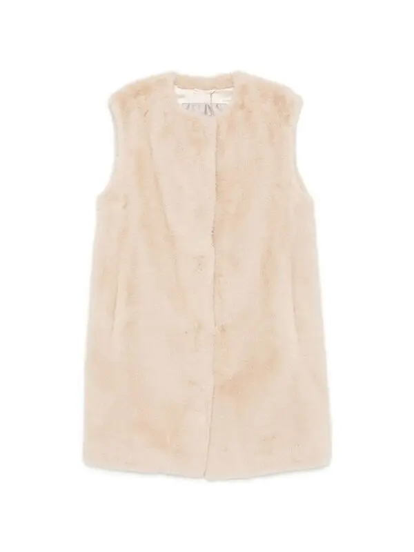 Herno Sleeveless Faux Fur Vest - Multicolor