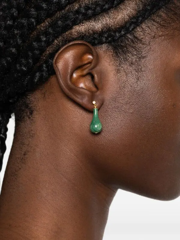 TOTEME Jade Drop Earrings - Multicolor