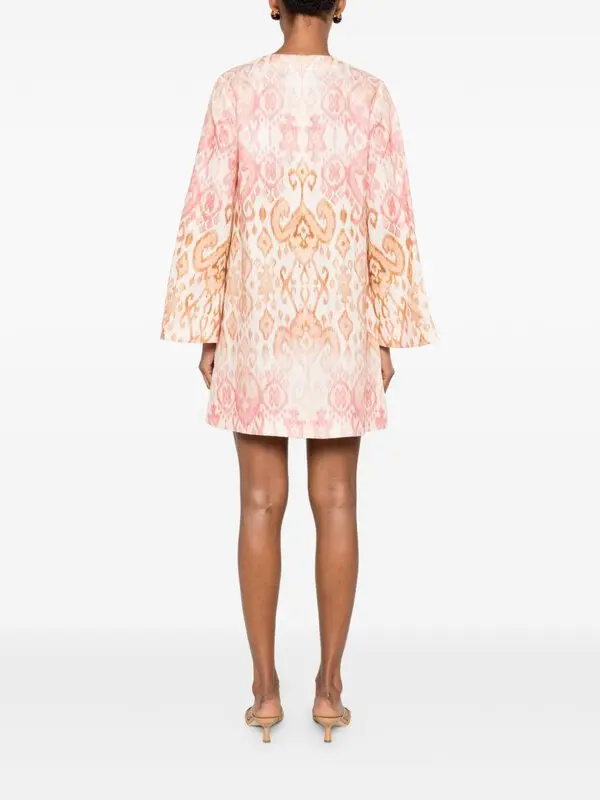 Zimmermann Aster Linen Mini Dress