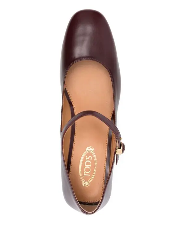 TOD'S Mary Jane Leather Pumps - Multicolor