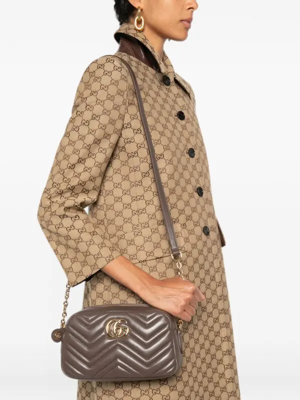 Gucci Gg Marmont Small Leather Camera Bag - Multicolor