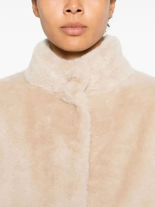 Herno Faux Fur Panel Coat