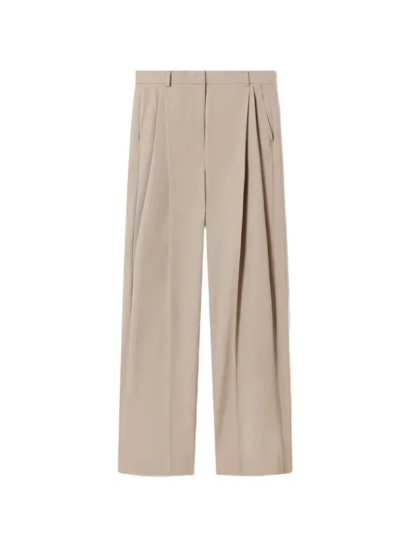 Stella McCartney Pleated Wool Trousers - Multicolor