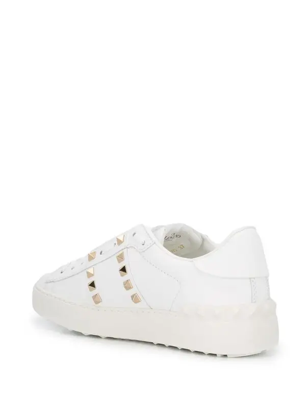 Valentino Garavani Rockstud Untitled Leather Sneakers - Multicolor