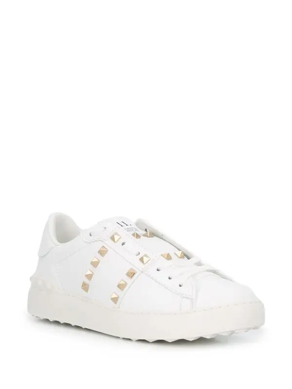 Valentino Garavani Rockstud Untitled Leather Sneakers - Multicolor