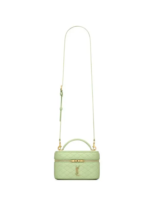 Saint Laurent Gaby Leather Vanity Case