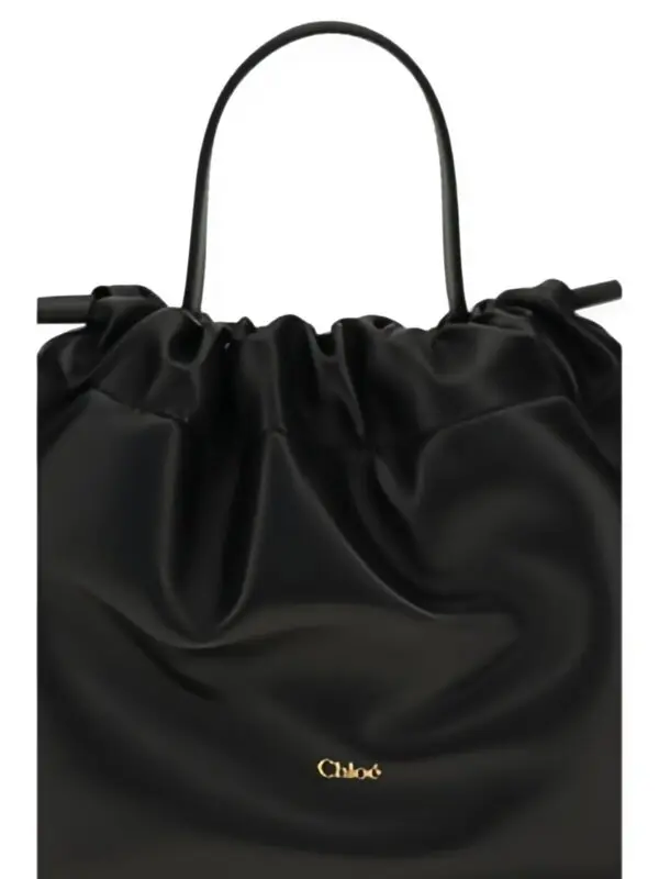 Chloé Leather Drawstring Tote - Multicolor