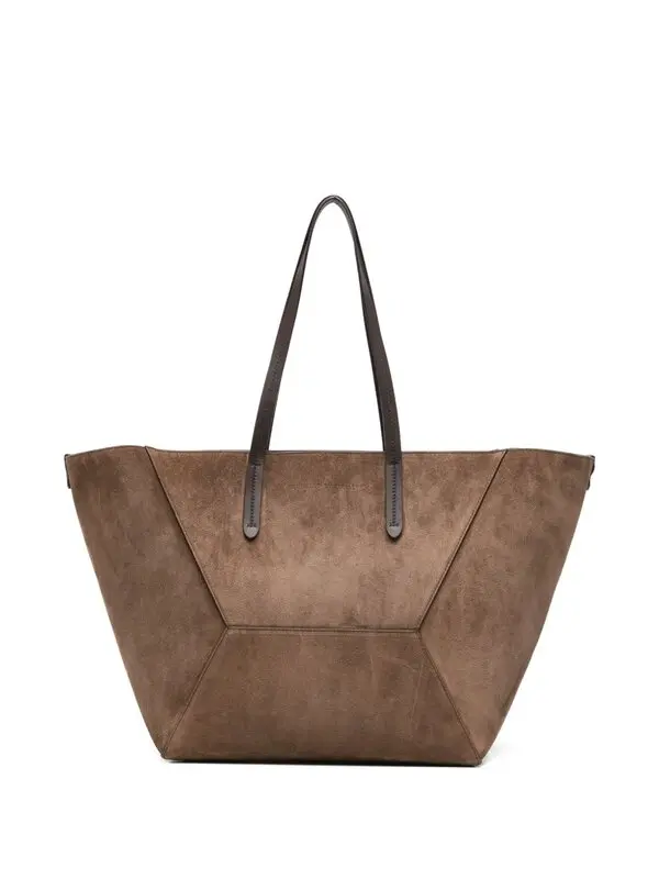 Brunello Cucinelli Suede Tote Bag - Multicolor