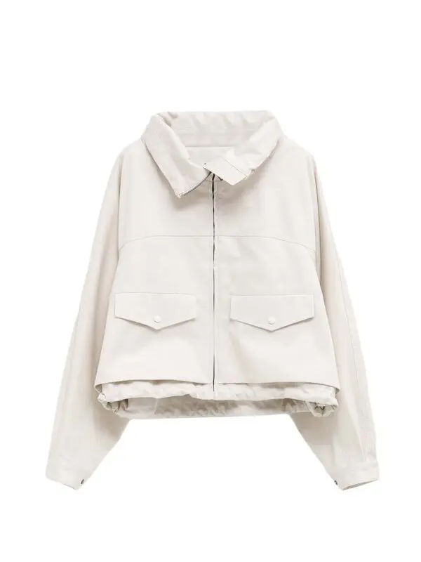 Loewe Cotton And Silk Blouson Jacket - Multicolor
