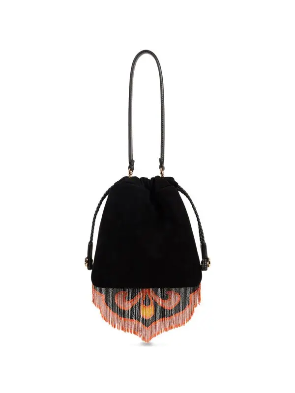 Etro Suede Leather Bucket Bag
