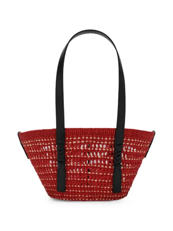 Loewe Braided Raffia Tote - Multicolor